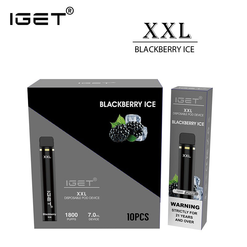 iGET® XXL – Blackberry ice (10PCs) - Mr Puff