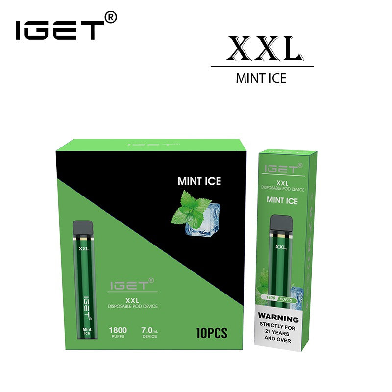 iGET® XXL - Mint ice (10PCs) - Mr Puff