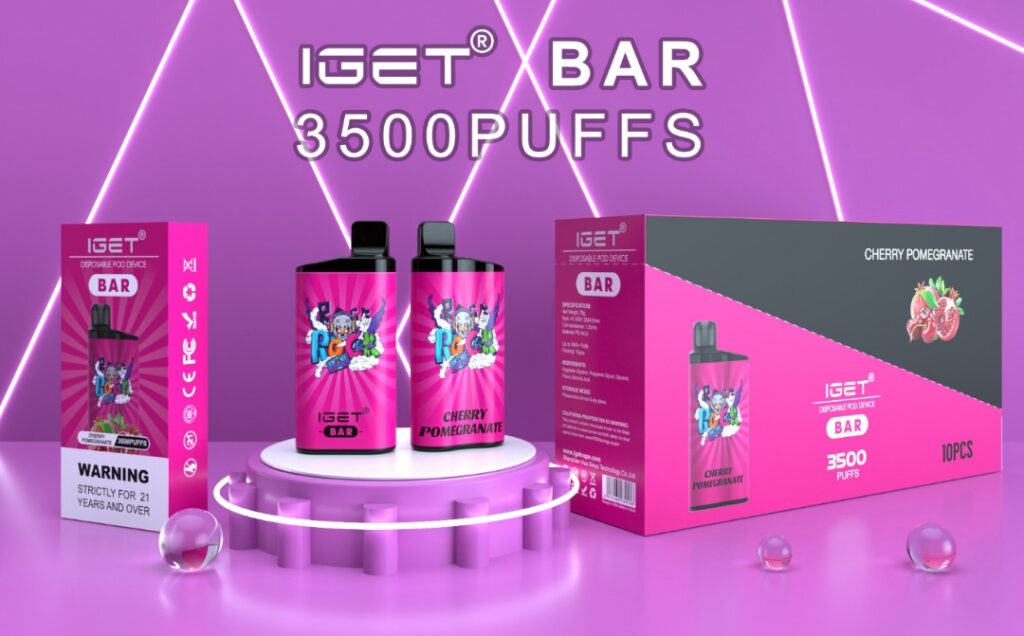 iGET® BAR – Cherry Pomegranate (10PCs) - Mr Puff iGET® BAR – Cherry Pomegranate (10PCs) - Mr Puff