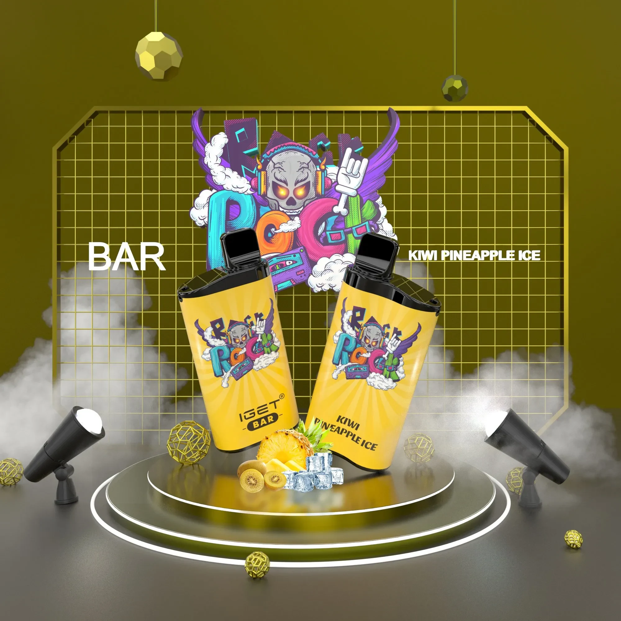 iGET® BAR - Kiwi Pineapple ice - Mr Puff iGET® BAR - Kiwi Pineapple ice - Mr Puff